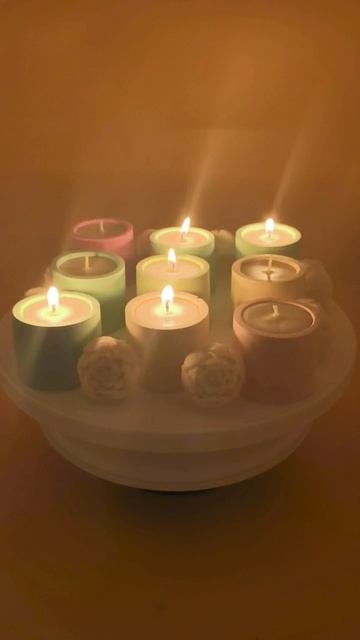 Свечи ручной работы. Стаканчики.