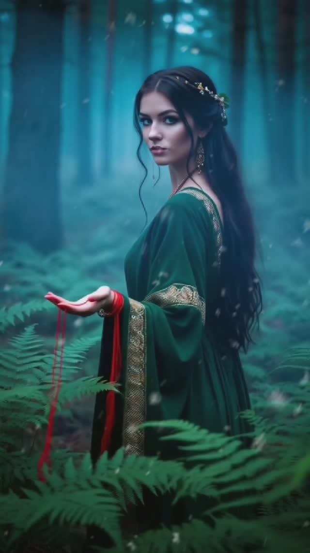 Красной нитью привяжу...