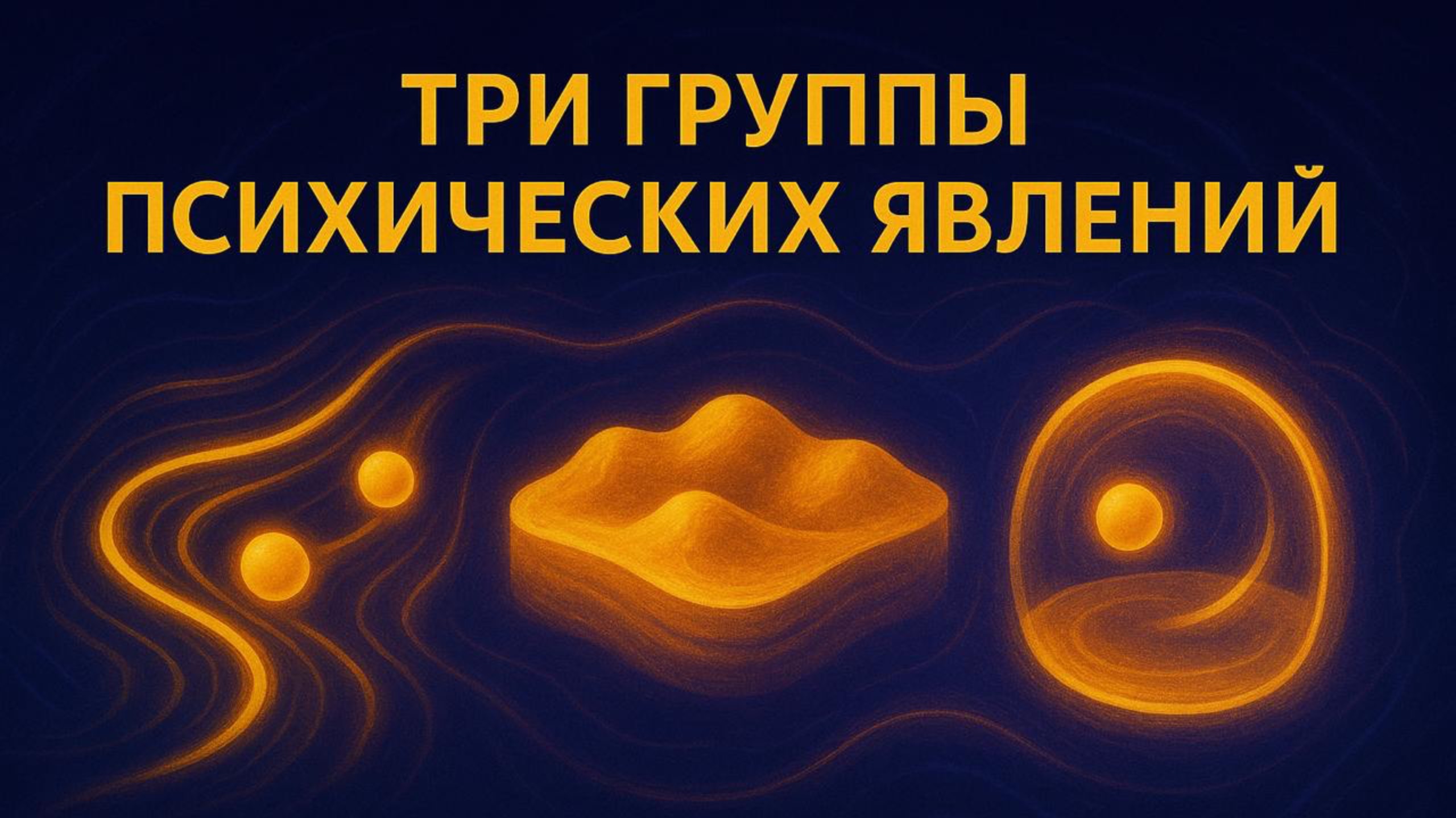 02.2. Три группы психических явлений