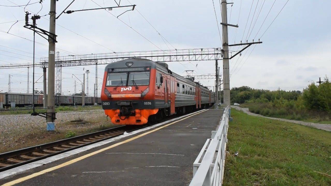 Электропоезд ЭД9Э-0036. Покатушки от Бешенцево до 22км+отправление.