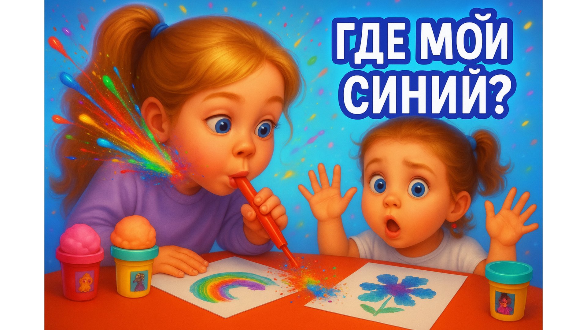Где мой синий? 🎨 Взрыв красок!