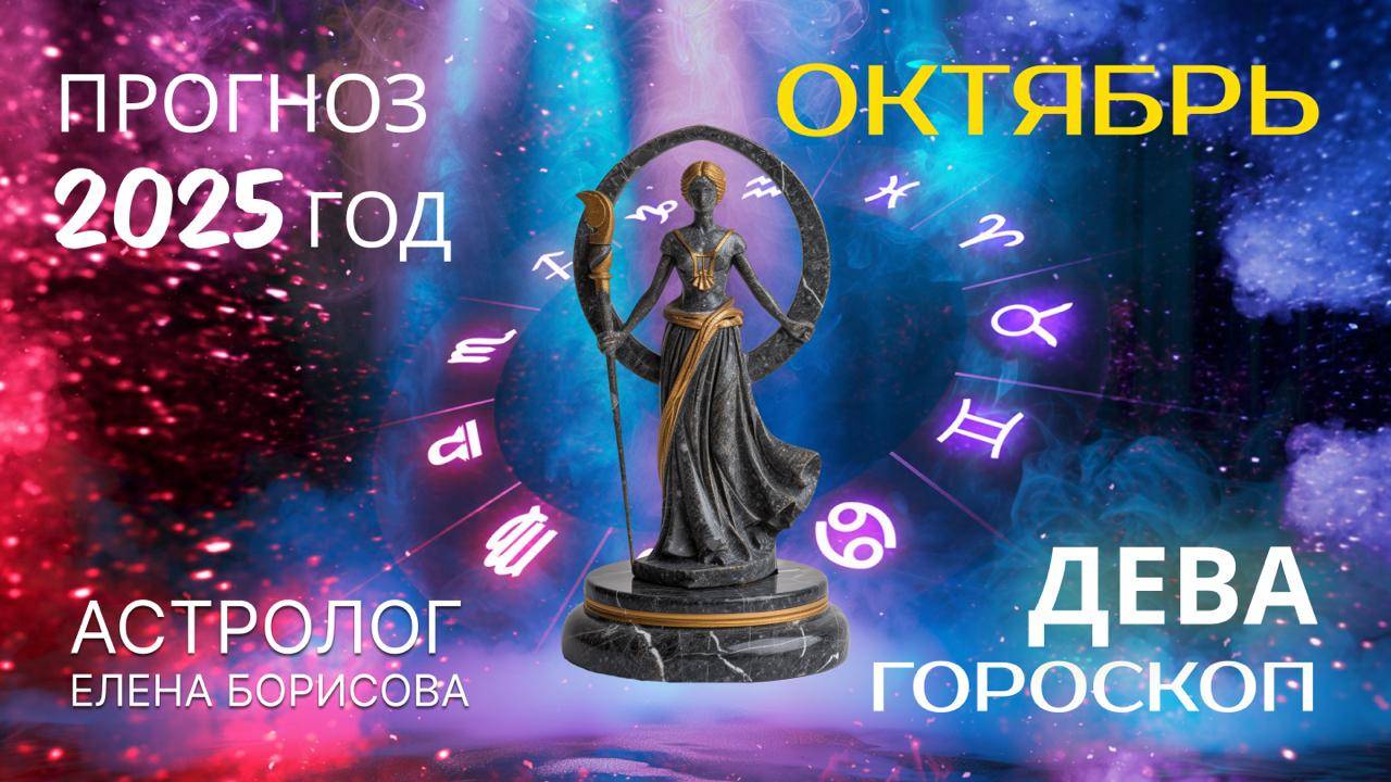Дева  Прогноз на ОКТЯБРЬ 2025