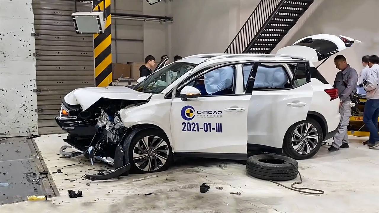Краш-тест GAC GS4 от C-NCAP на CarMaps.Ru