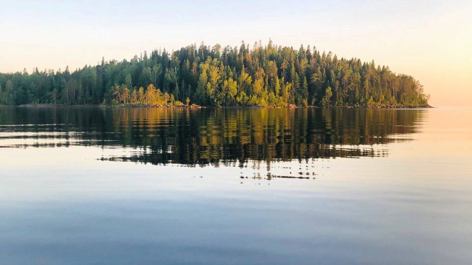 Водная прогулка вдоль Валаама под трек Скотта Бакли, «Moonlight»  #Валаам #вечнаялюбовь #цитатыолюби