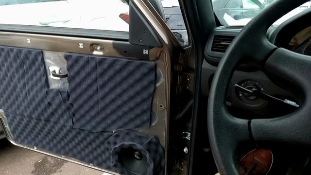 Нива легенд 25. Установка динамика. Шумоизоляция двери