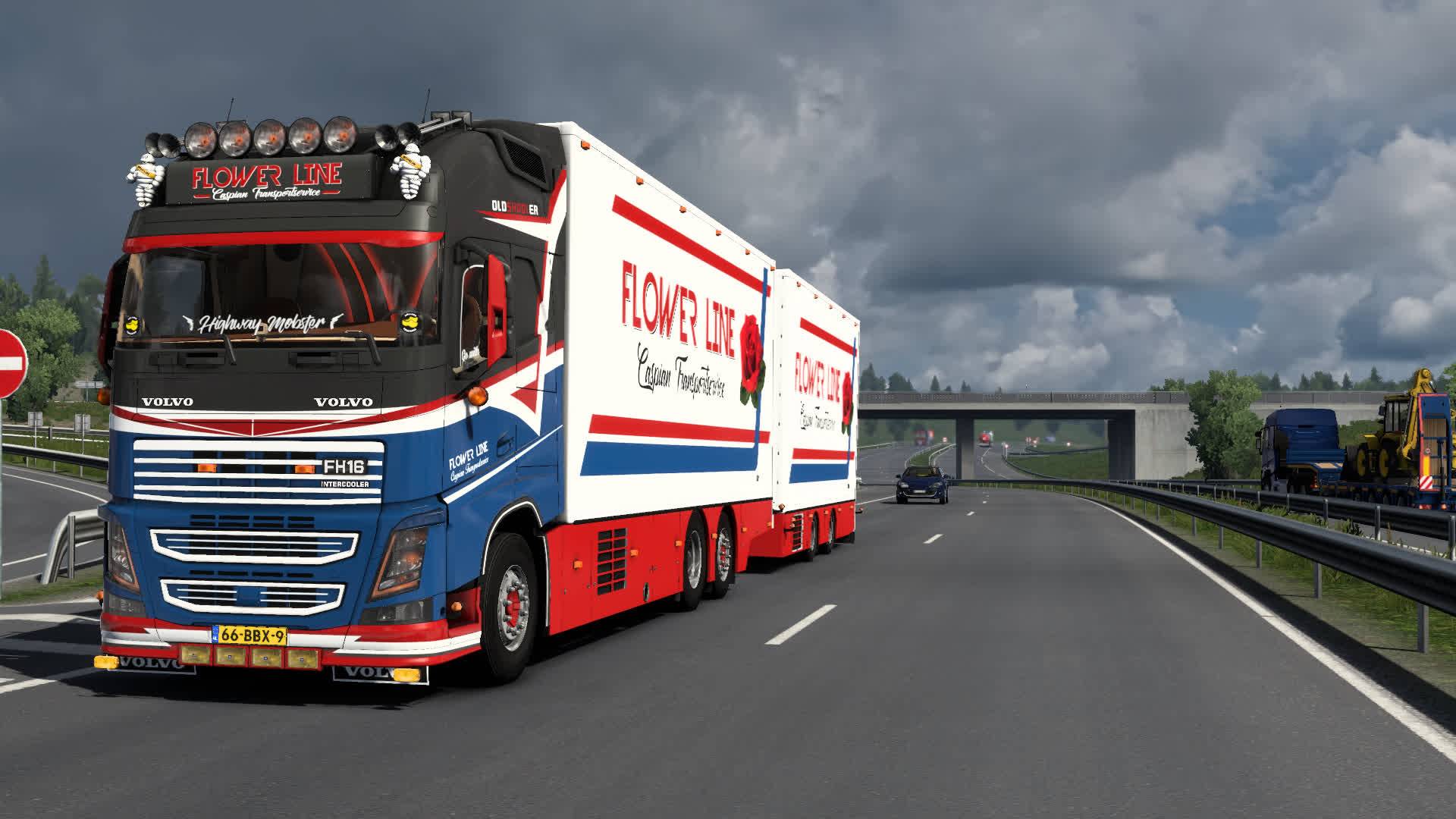 408 / ETS2 1.55 / Volvo FH16 Flowerline