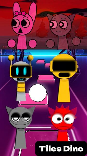 КТО ЛУЧШИЙ СПРУНКИ? уровень 56 - Мультики про Спрунке | МУЛЬТФИЛЬМЫ SPRUNKI в Tiles Hop