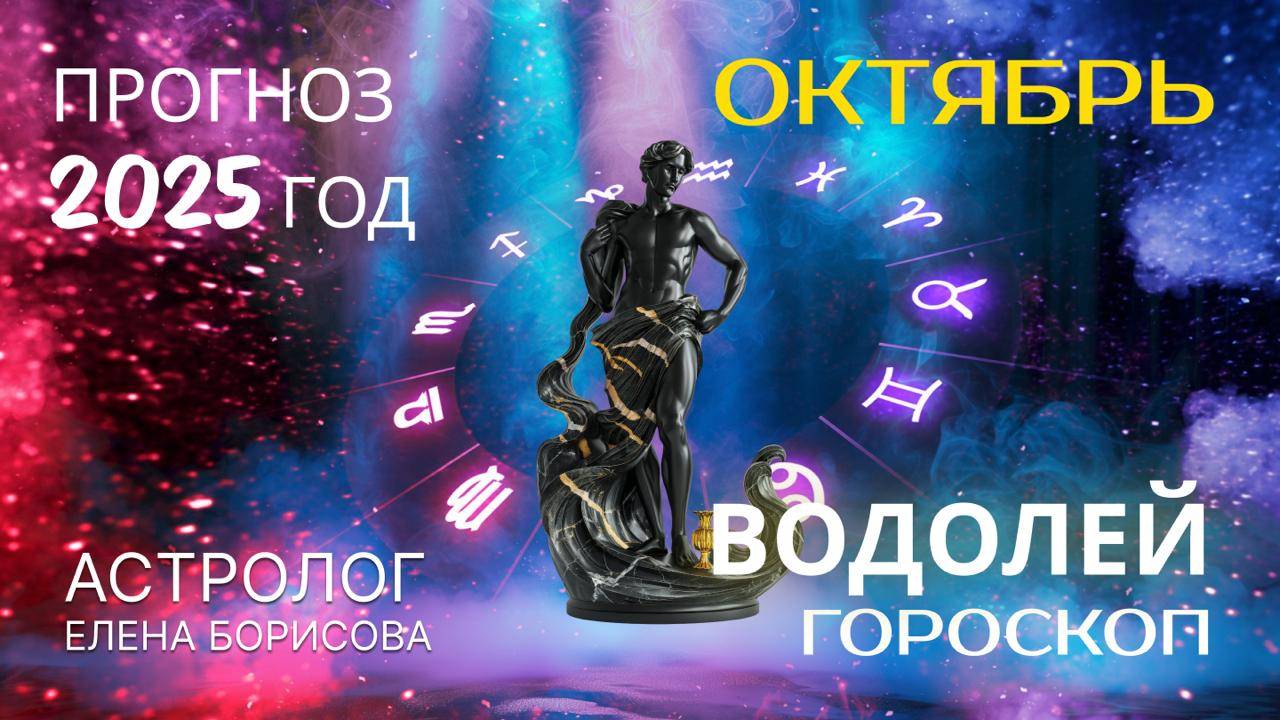 Водолей  Прогноз на ОКТЯБРЬ 2025
