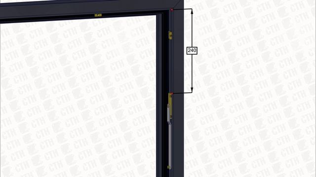 Инструкция по  сборке фурнитуры для  откидного алюминиевого окна СТН-1850-60