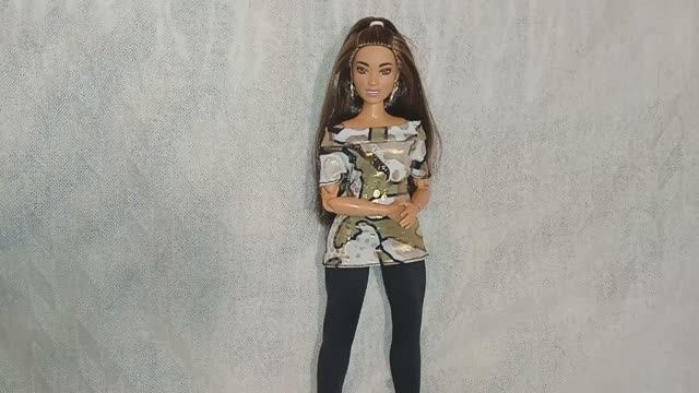 Обзор на одежду для Барби от Виана.Туника и штаны