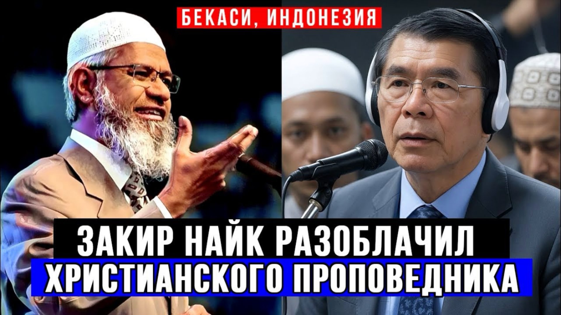 Индонезийский проповедник бросил вызов доктору Закиру Найку!🔥