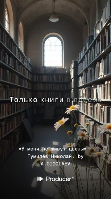 «У меня не живут цветы» - Гумилёв Николай