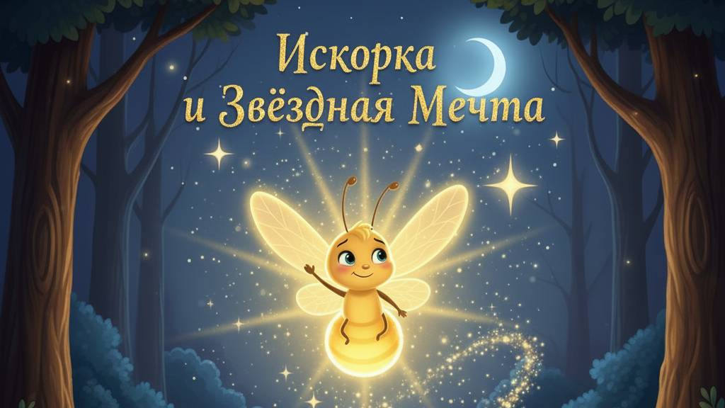 ✨ Искорка и Звёздная Мечта | Волшебная Детская сказка о Доброте и Свете ✨