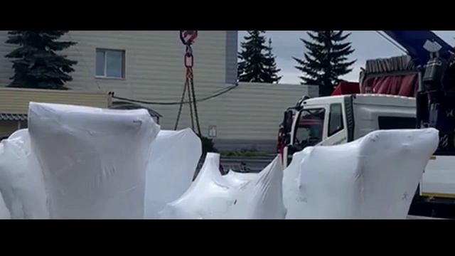 Работа манипулятора(стрела 7т, борт 10т) #арендаманипуляторавворонеже
