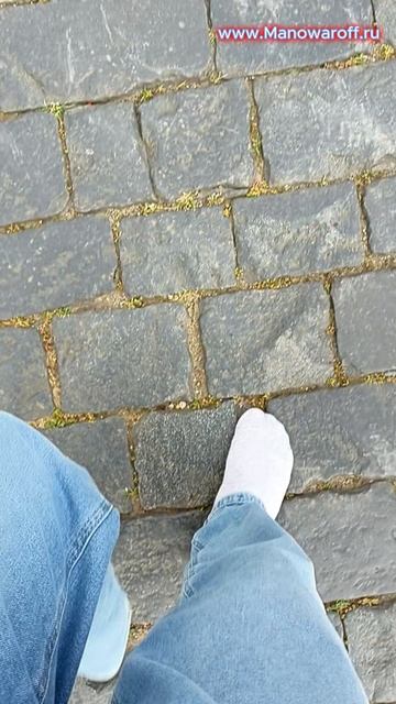 Босиком по Красной площади в Москве - эксперимент