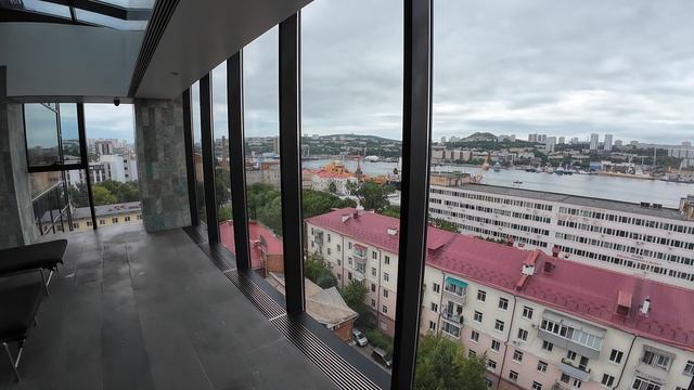 Акватория вид из окна, Владивосток, август 2025.