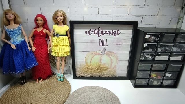 Барби мода. Наряды, связанные крючком.