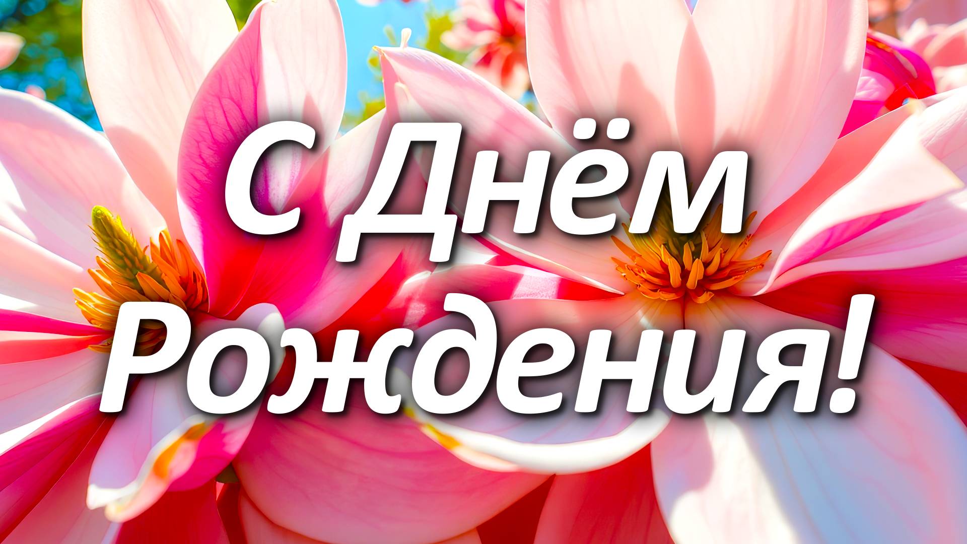 Красивое поздравление С Днем Рождения! Красивые пожелания под веселую музыку на день рождения!