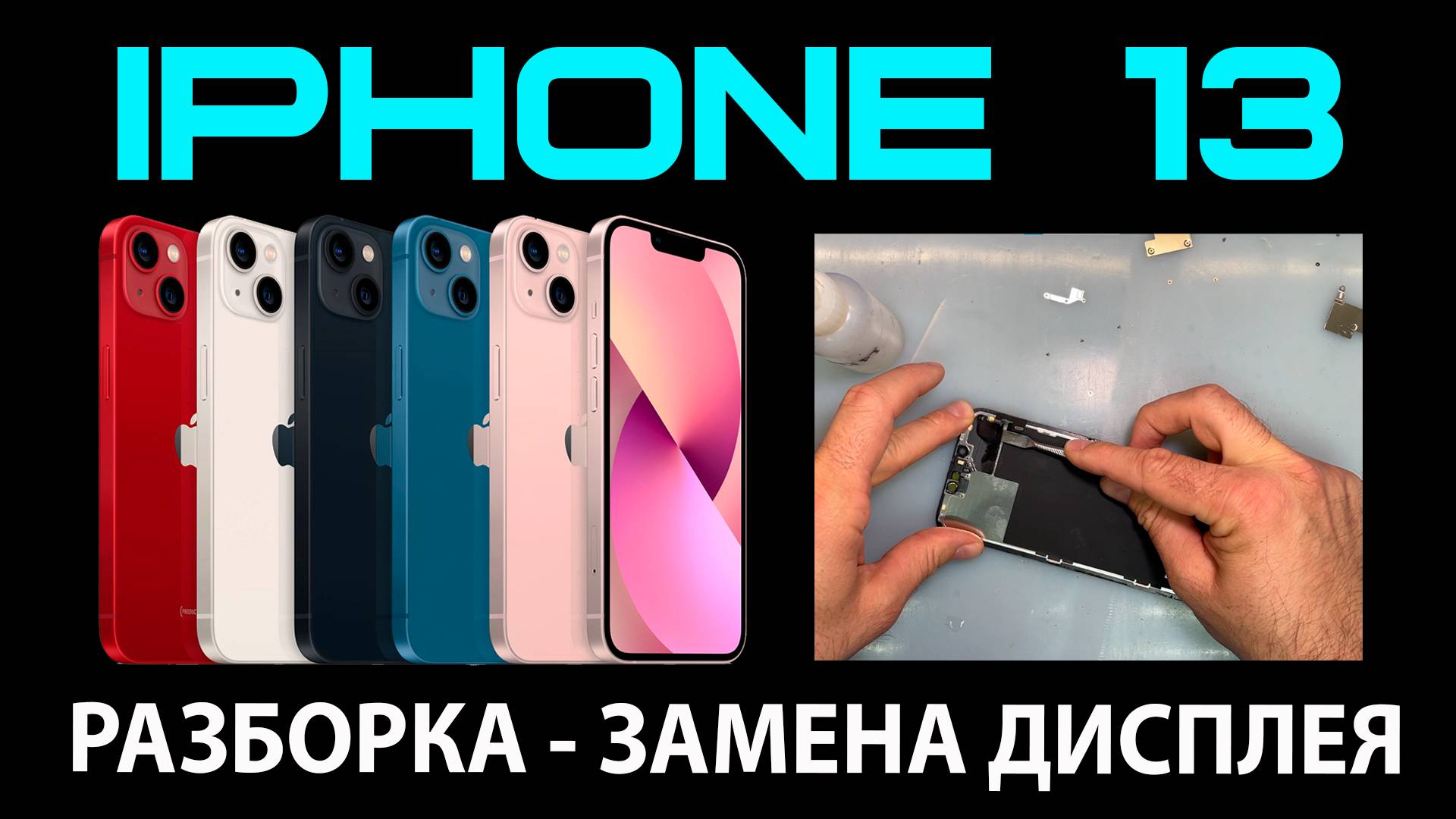 iPhone 13 - РАЗБОРКА / Замена дисплея