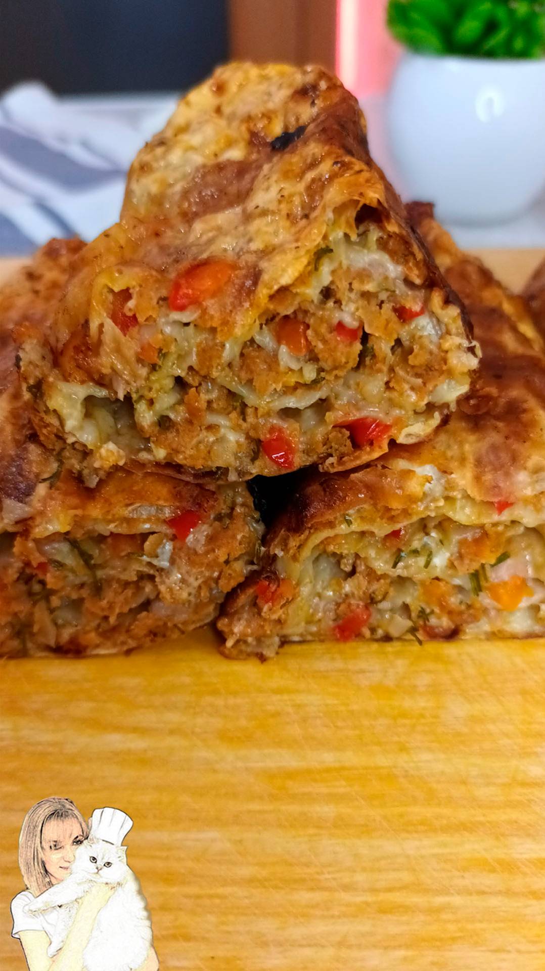 🌯Ленивый лахмаджун - турецкая лепёшка-пицца