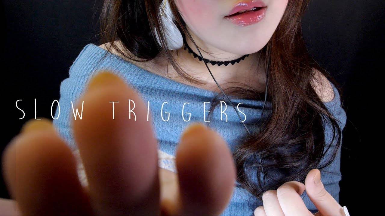 ASMR All of Slow Triggers for Relaxation and Sleep 🌙 - ASMR PPOMO