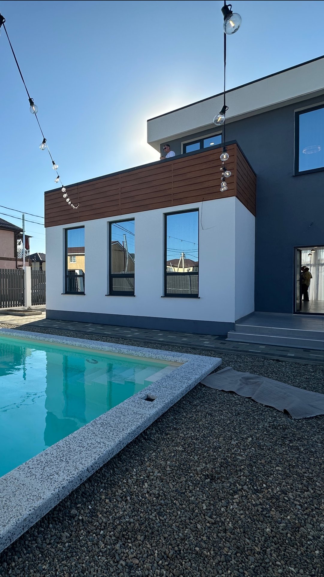 Готовый дом с бассейном, центральные коммуникации, 3 км до моря, асфальт. 24,5 млн ₽ 8 989 758 35 68