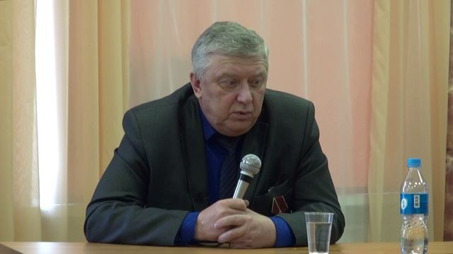 Встреча-интервью с кавалером ордена Мужества Стояновым Ю. Д.