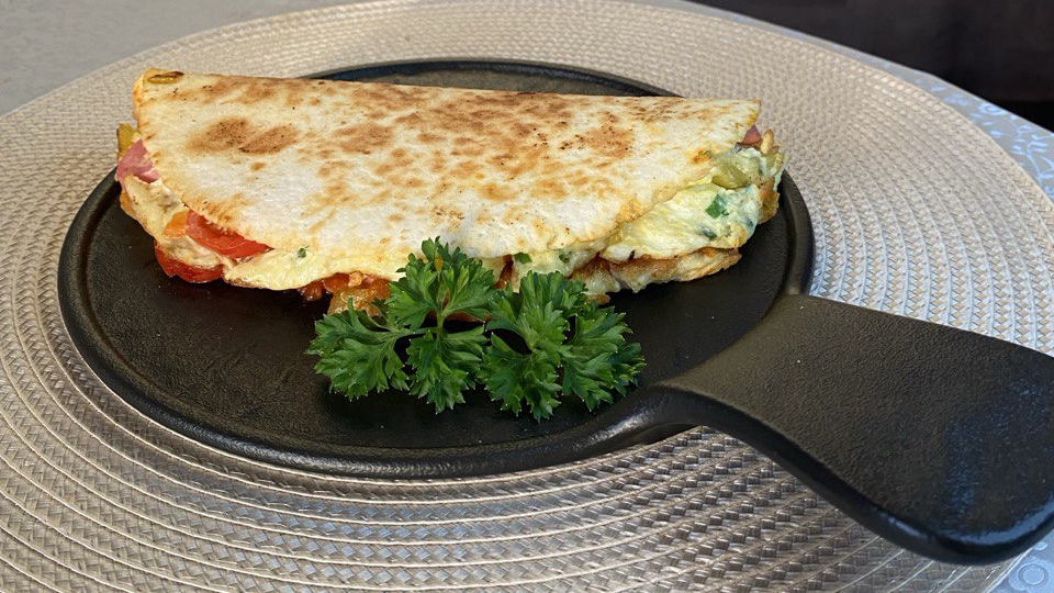 ТОРТИЛЬЯ с начинкой.Вкусный завтрак или перекус.