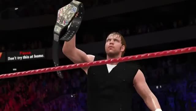 WWE 2K17 Все титулы Дина с 2013 по 2017