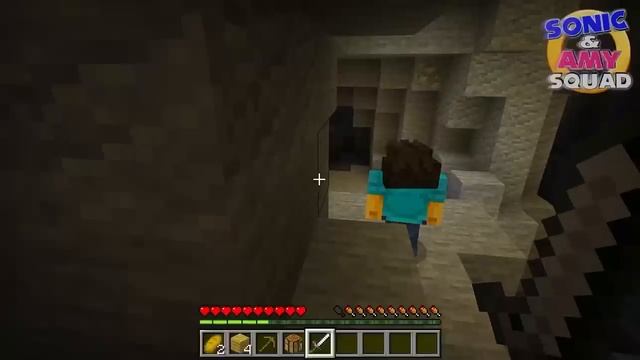 Sonic Meets Minecraft Steve! (A Minecraft Movie)