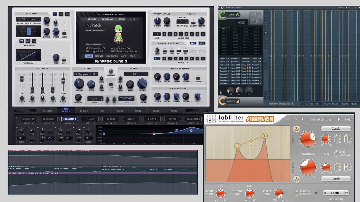 Ритмичный Lead Psy Trance c DUNE3, FabFilter Simplon и Gross Beat