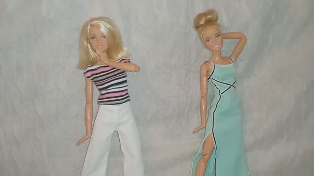 Обзор на одежду для Барби от Вивна-Viana Кофта и белые брюки+обувь в подарок