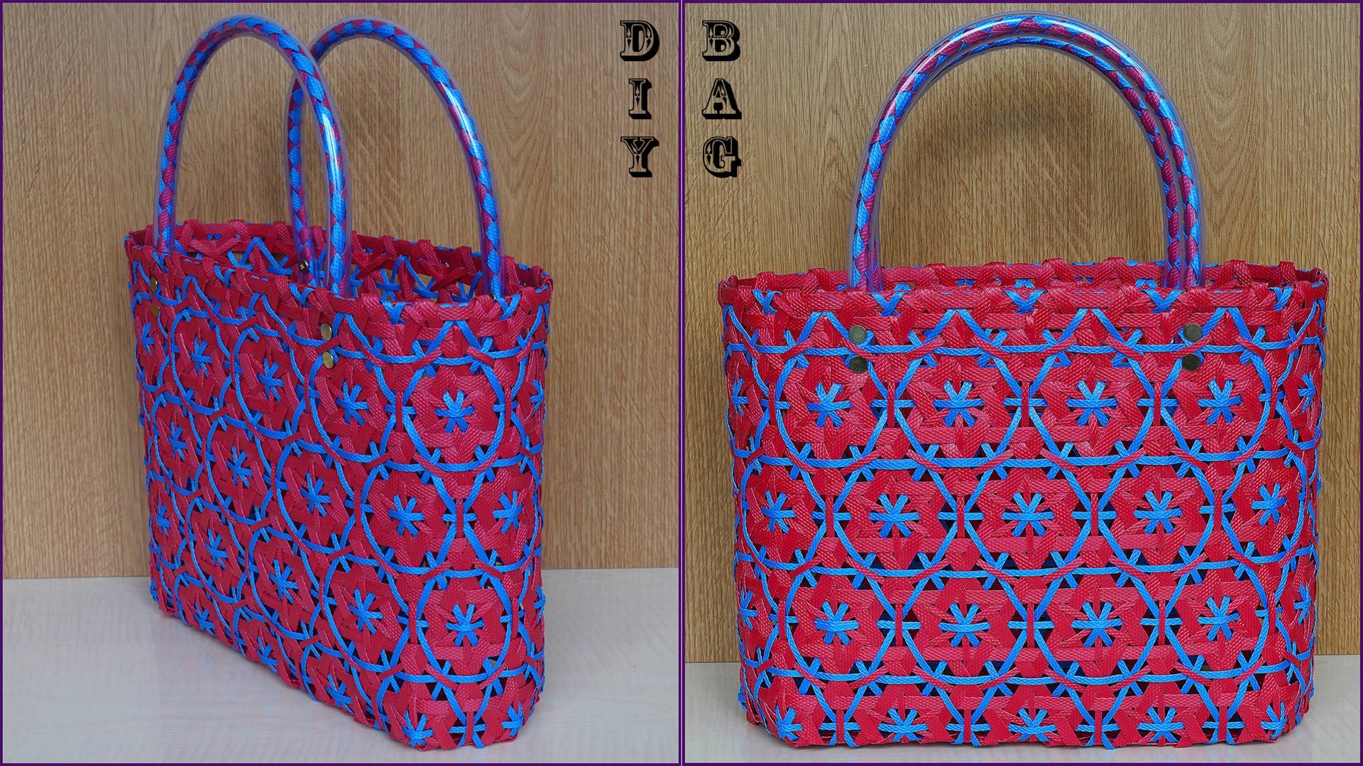 Сумка своими руками из полипропиленовой ленты. Часть 2.