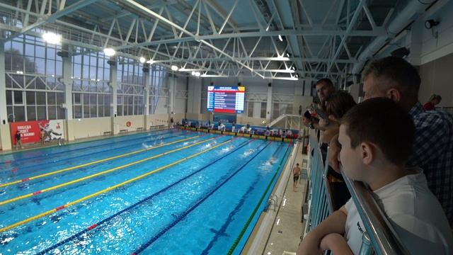 280925 50м вс Ахобадзе Алексей 2012 1дор 32сек 1юн Тишков Виктор 2010 8дор 29сек III р-д