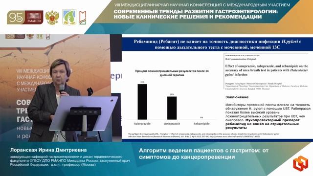 Лоранская Ирина Дмитриевна Алгоритм ведения пациентов с гастритом_ от симптомов до канцеропревенции