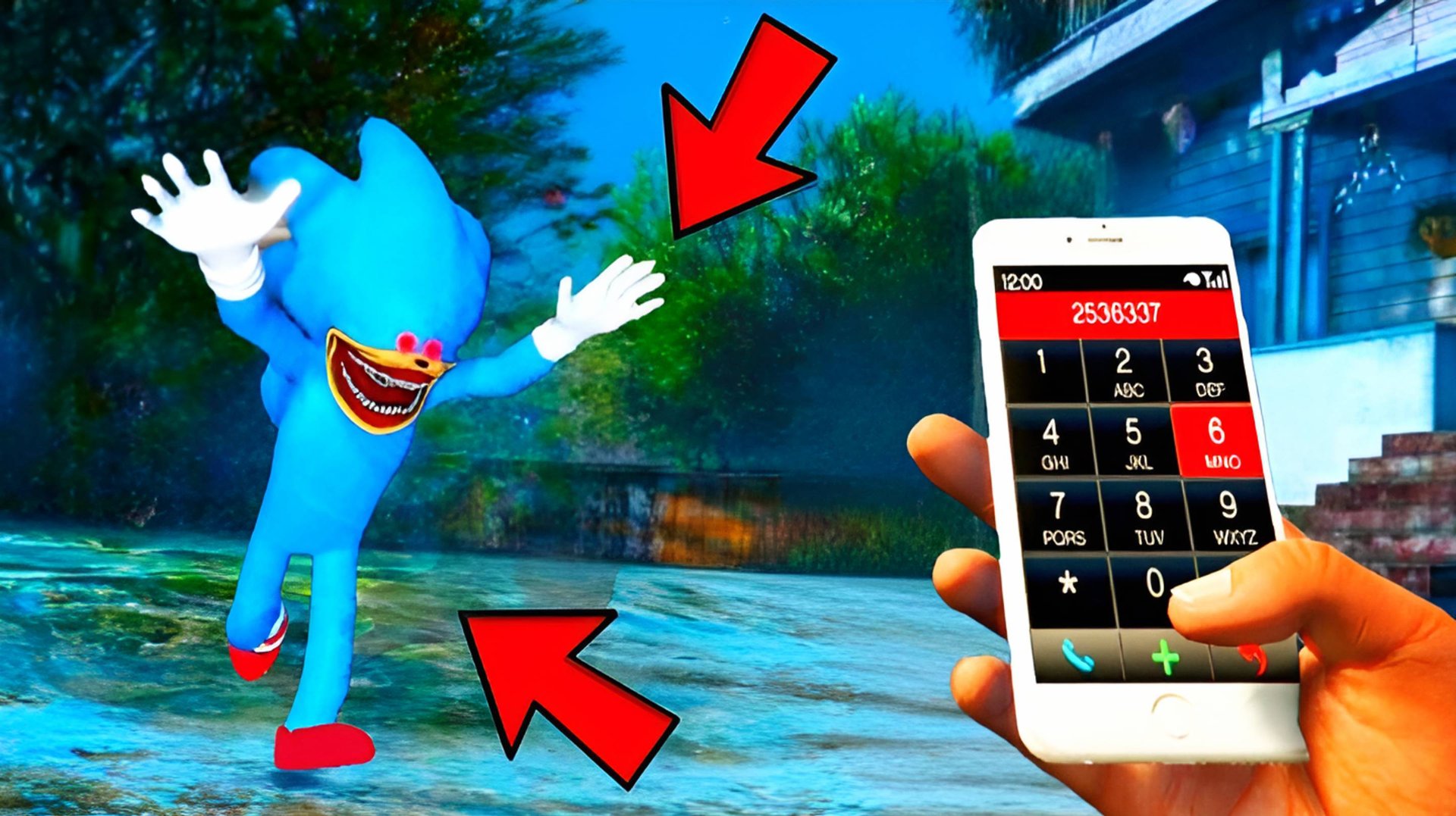 ПОЗВОНИЛ ОПАСНОМУ СОНИКУ ТЕЙПС И ОН ПРИШЁЛ КО МНЕ ПОИСКИ МОНСТРОВ в GTA 5 ONLINE