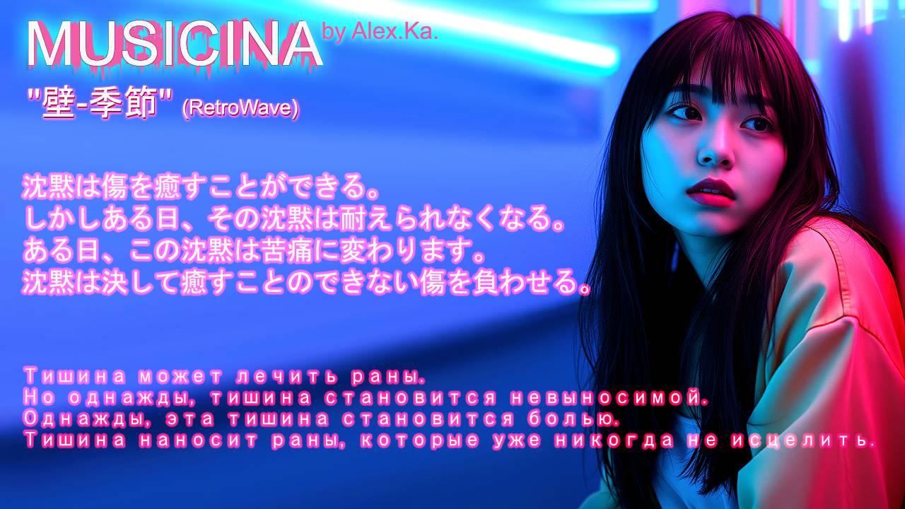 MUSICINA - ''壁-季節'' (RetroWave)