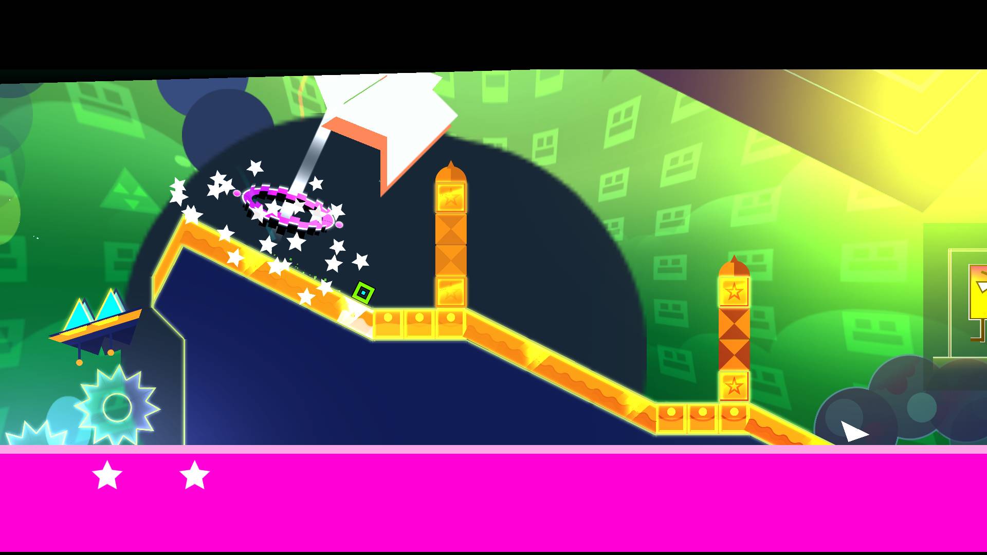 я прошёл funhouse geometry dash