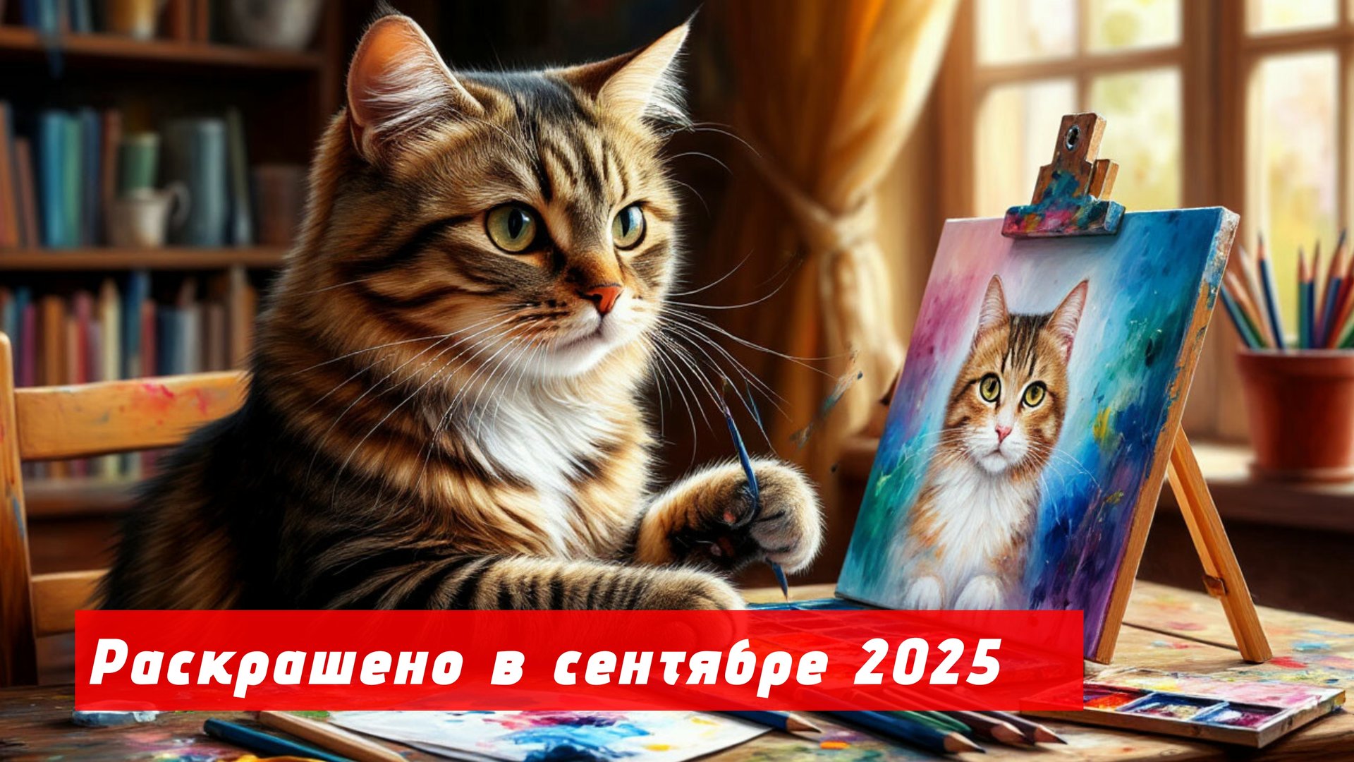 Раскрашено в сентябре 2025