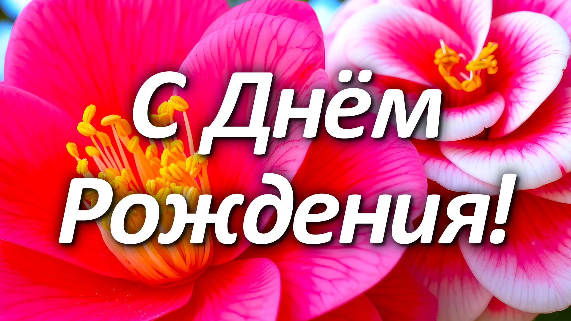 Классное Нежное Волшебное Поздравление С Днем Рождения! Музыкальная Видео Открытка! Осенью!