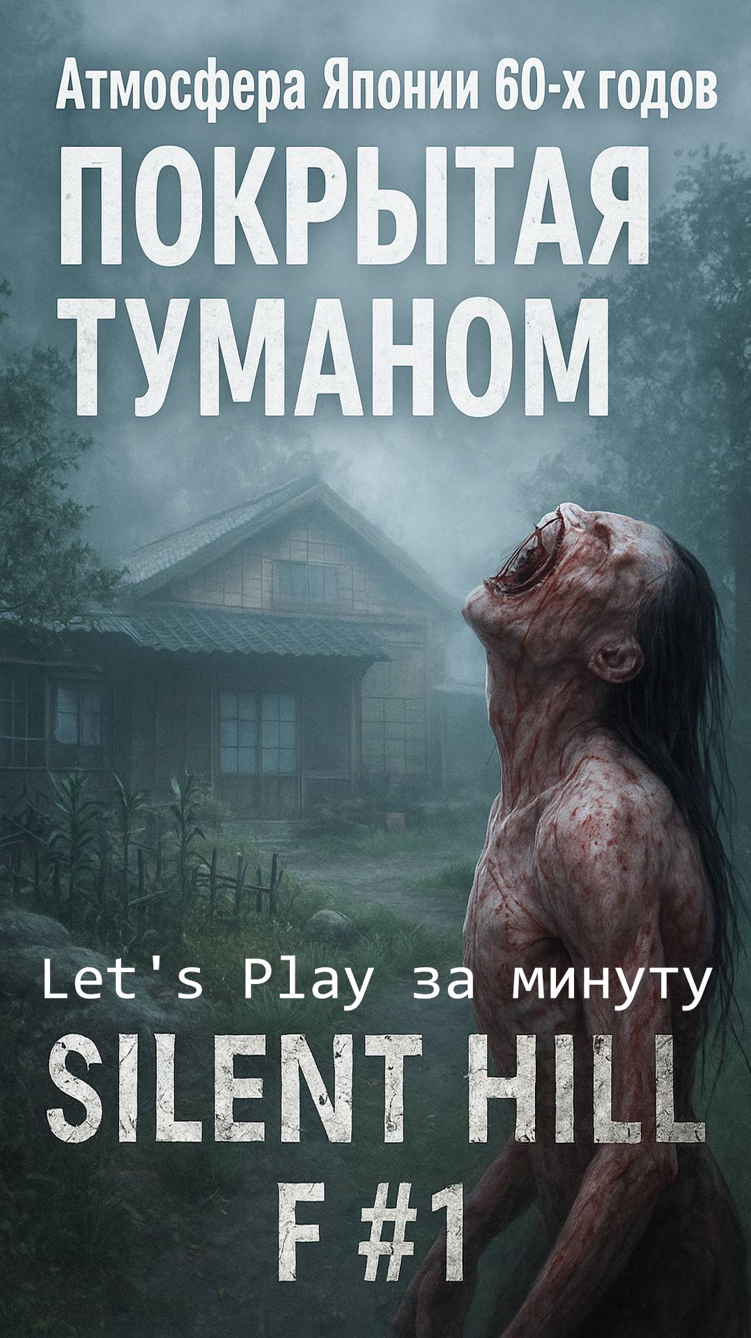 Япония 60-х , туман, монстры и первое оружие | Let's Play за минуту / Silent Hill F #1