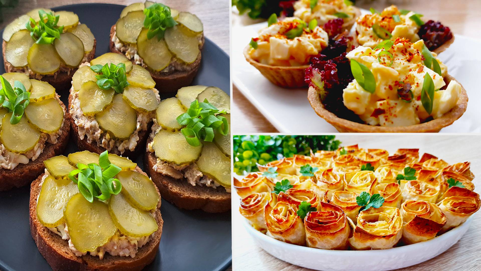 🔥Топ-3 рецепта Закусок для Праздничного Стола 😋 Просто и Вкусно! на Рождество и Новый год 6