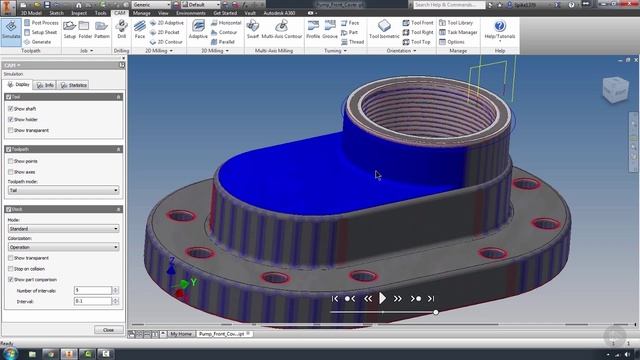 30 - Diving into 2D Milling Head-first - Part 2 - Stock Simulation OP1 and OP2