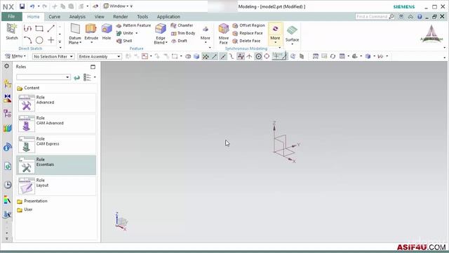 009 Change NX environment using application