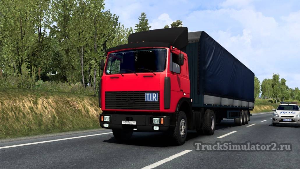 Euro Truck Simulator 2v 1.55-MAZ-6422