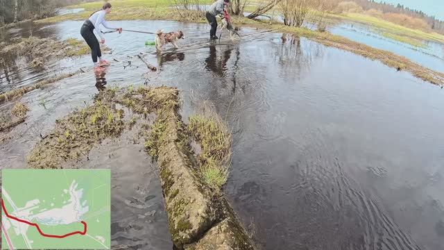 Поход вдоль реки Чёрная под Санкт-Петербургом 2 Серия