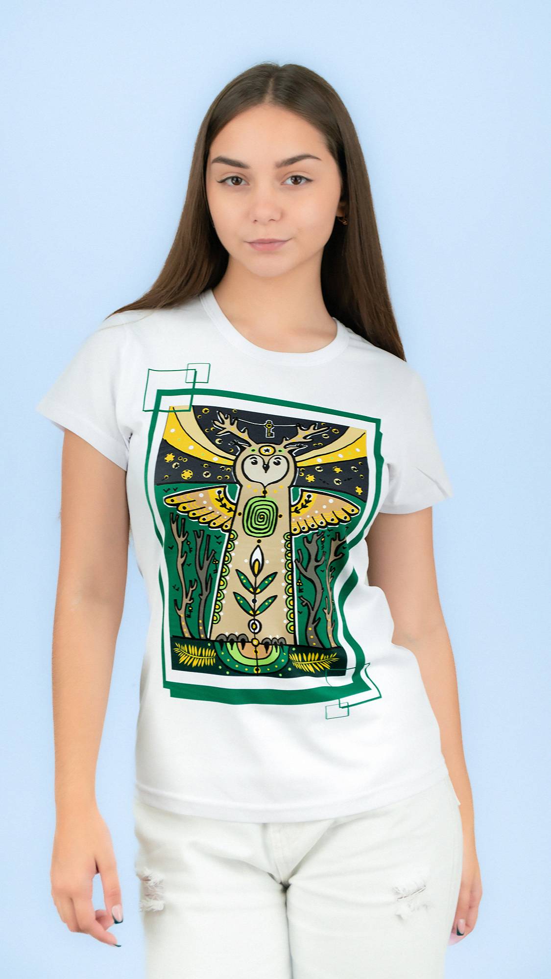 Футболка лайт односторонняя приталенная СОВУШКА