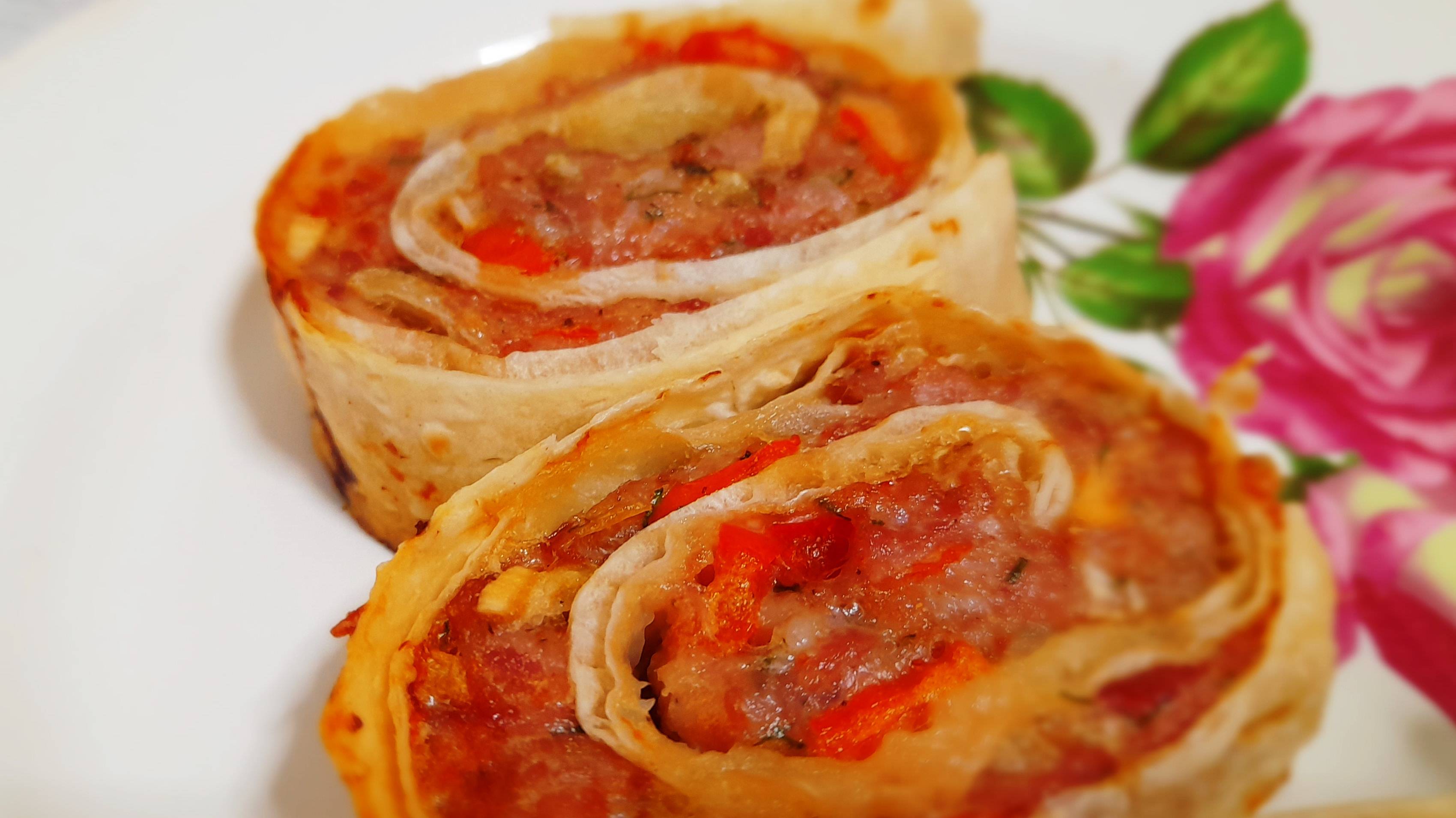 Рулетики с фаршем