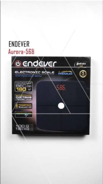 Электронные весы ENDEVER AURORA-568