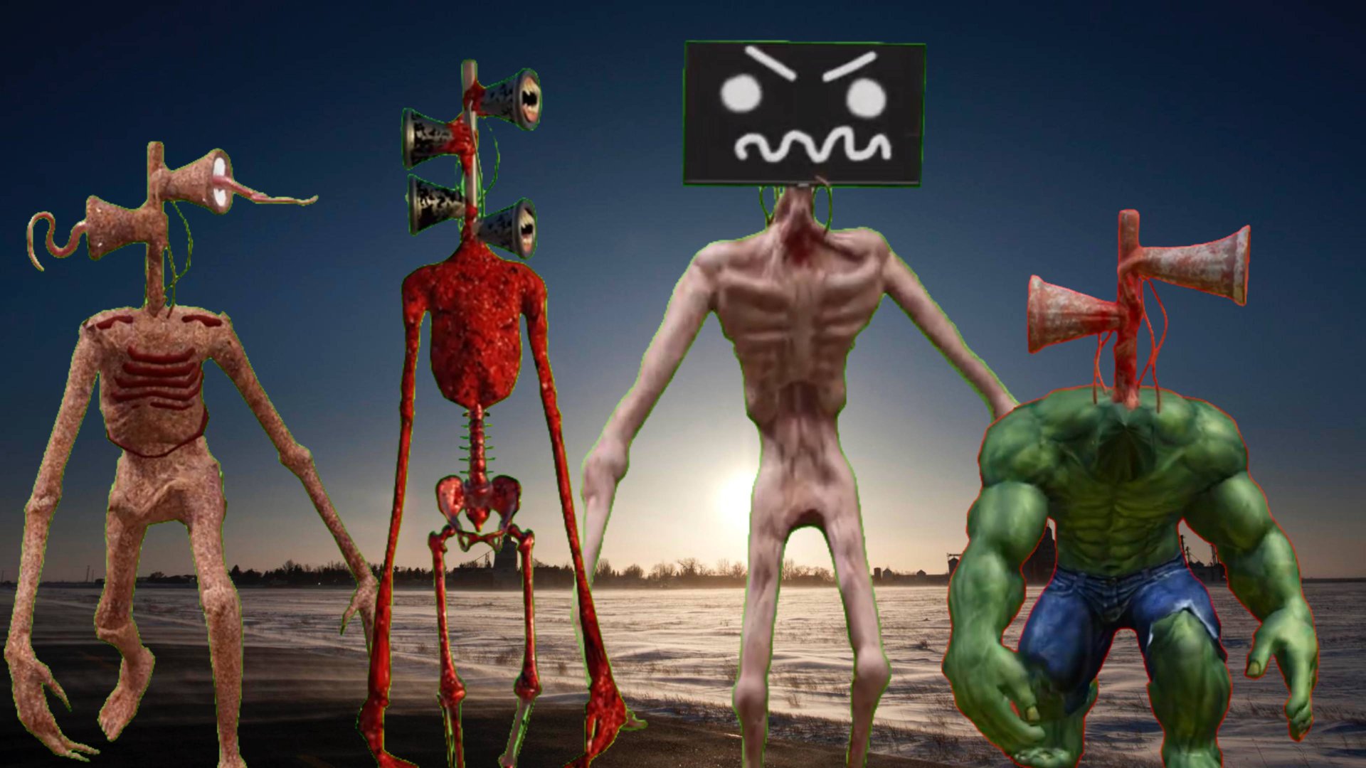 СИРЕНОГОЛОВЫЕ в РЕАЛЬНОЙ ЖИЗНИ устроили ПАРАД | Siren Head in Real Life